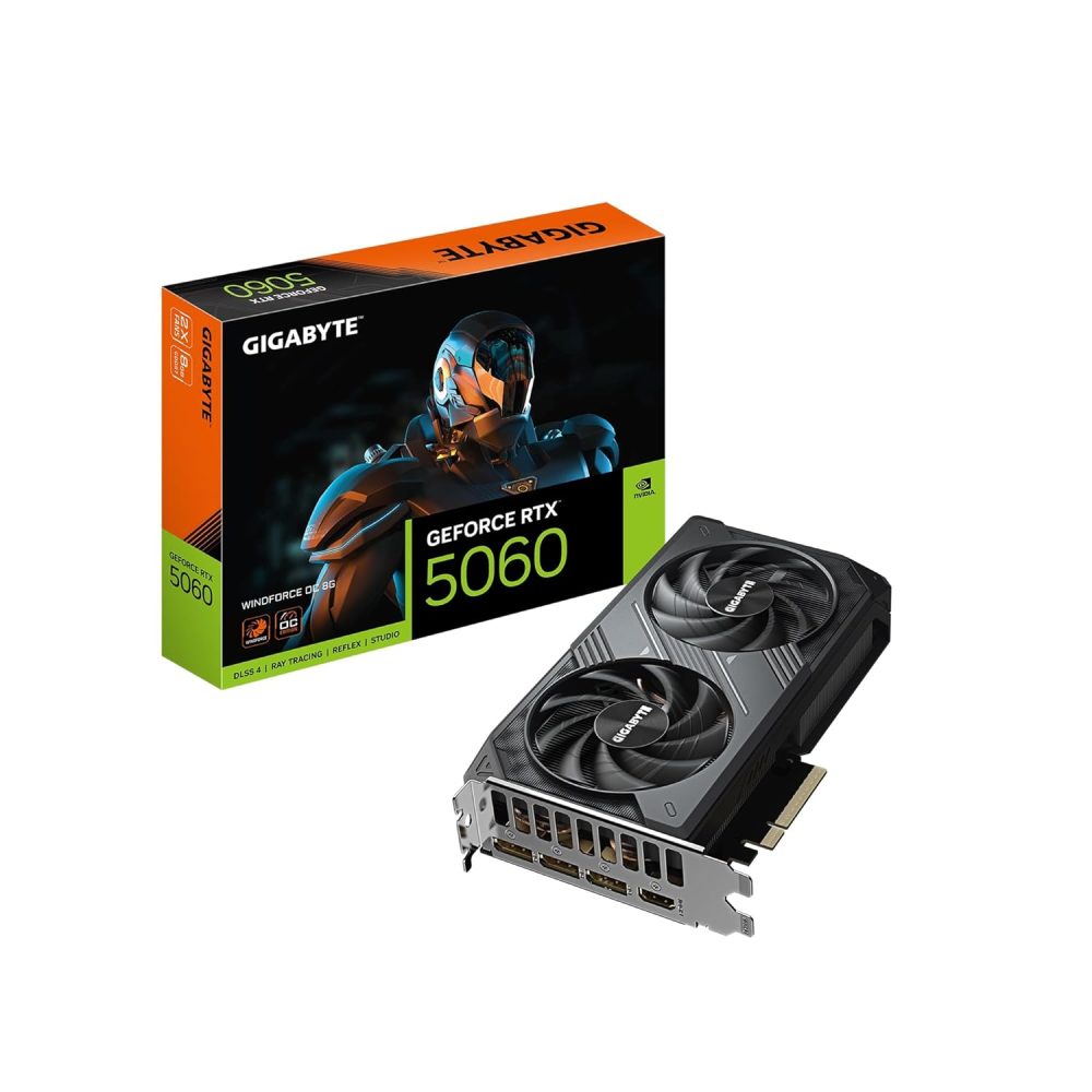 Gigabyte RTX 5060 WF2 OC 8GB DDR7 Graphics card - guru shree computers